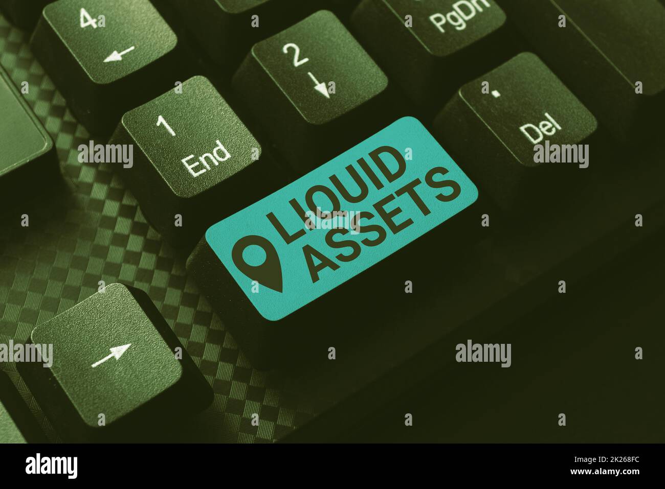 Conceptual display Liquid Assets. Business overview Cash and Bank ...