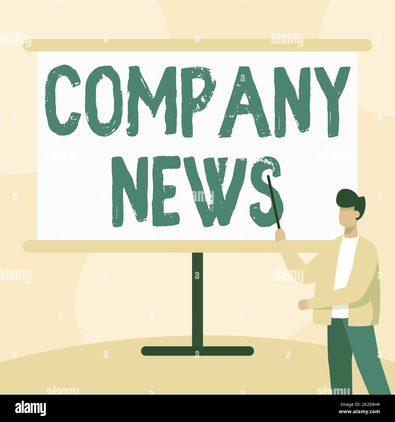 Conceptual caption Company News. Word for Latest Information and ...