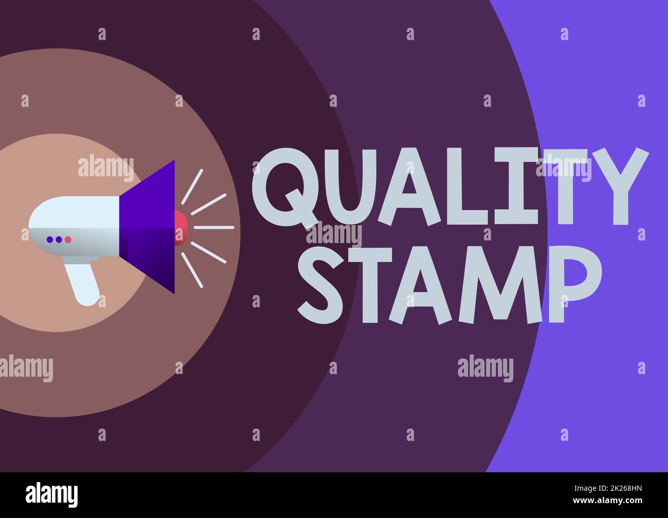 Conceptual caption Quality Stamp. Business showcase Seal of Approval ...