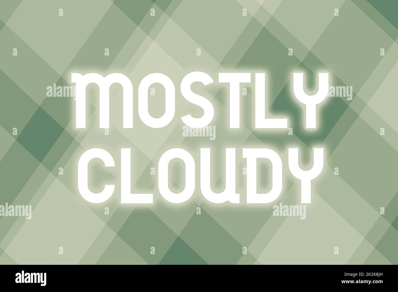 Hand writing sign Mostly Cloudy. Concept meaning Shadowy Vaporous Foggy ...