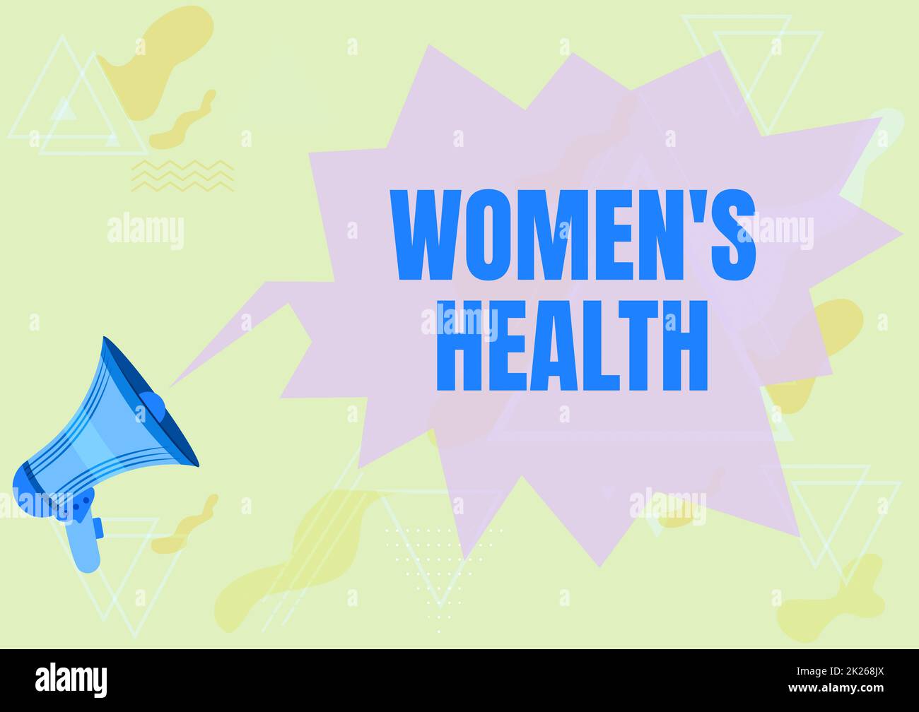 Inspiration showing sign Women S Health. Business concept Women s is ...