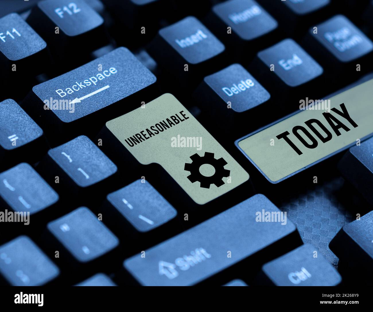 Hand writing sign Unreasonable. Business approach Beyond the limits of ...