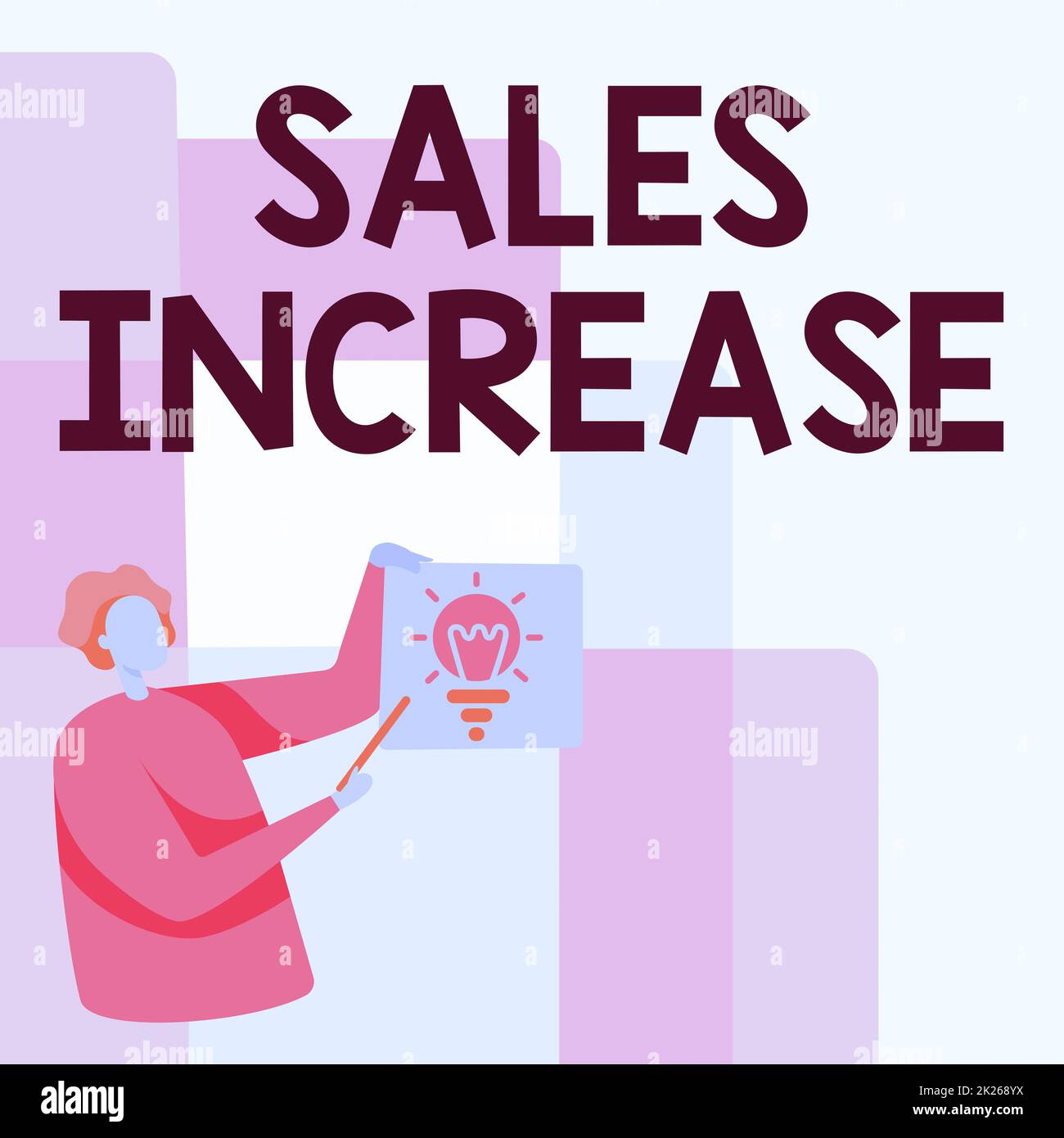 Text showing inspiration Sales Increase. Business idea Grow your ...