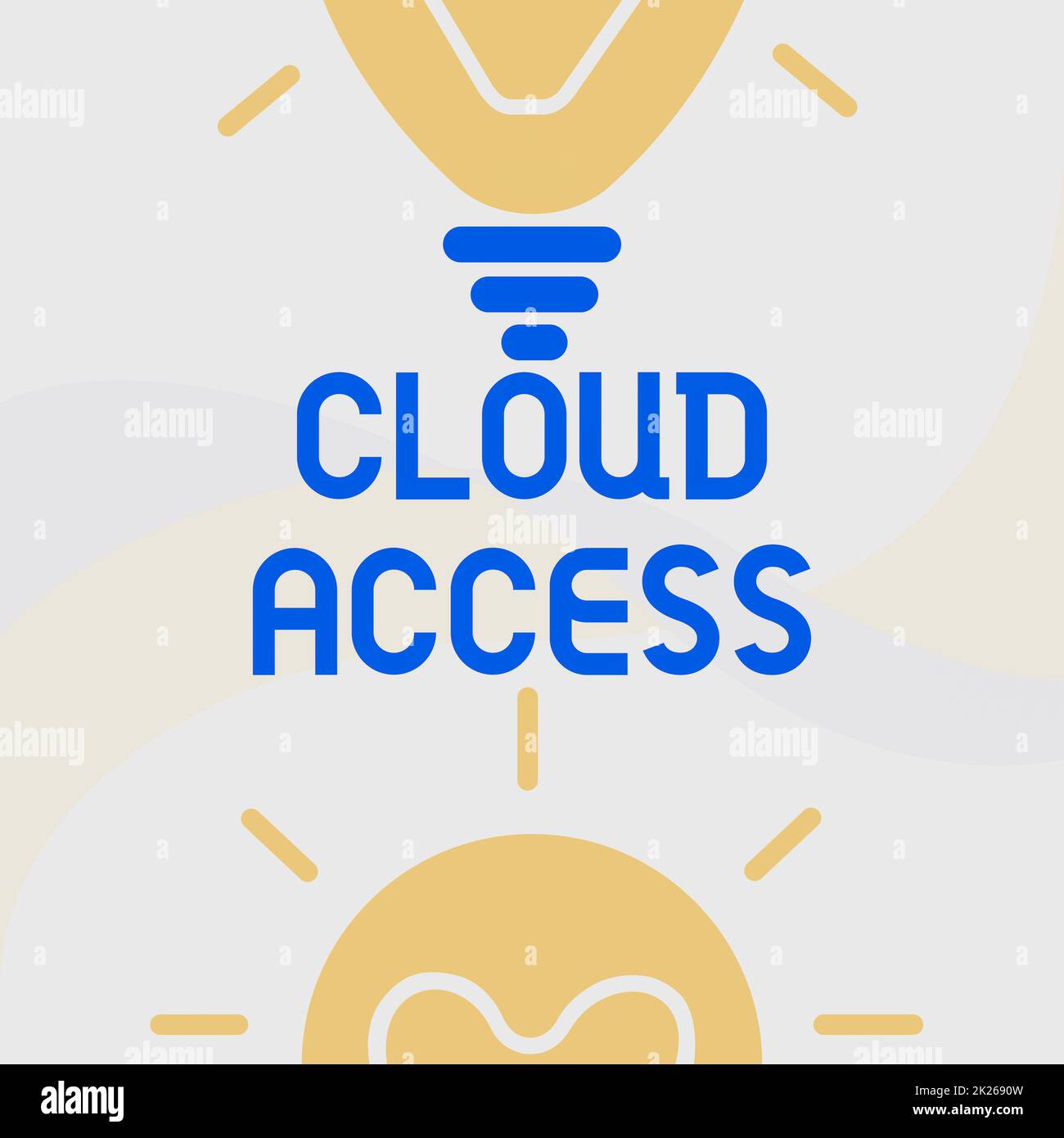 Writing displaying text Cloud Access. Concept meaning Software tool ...