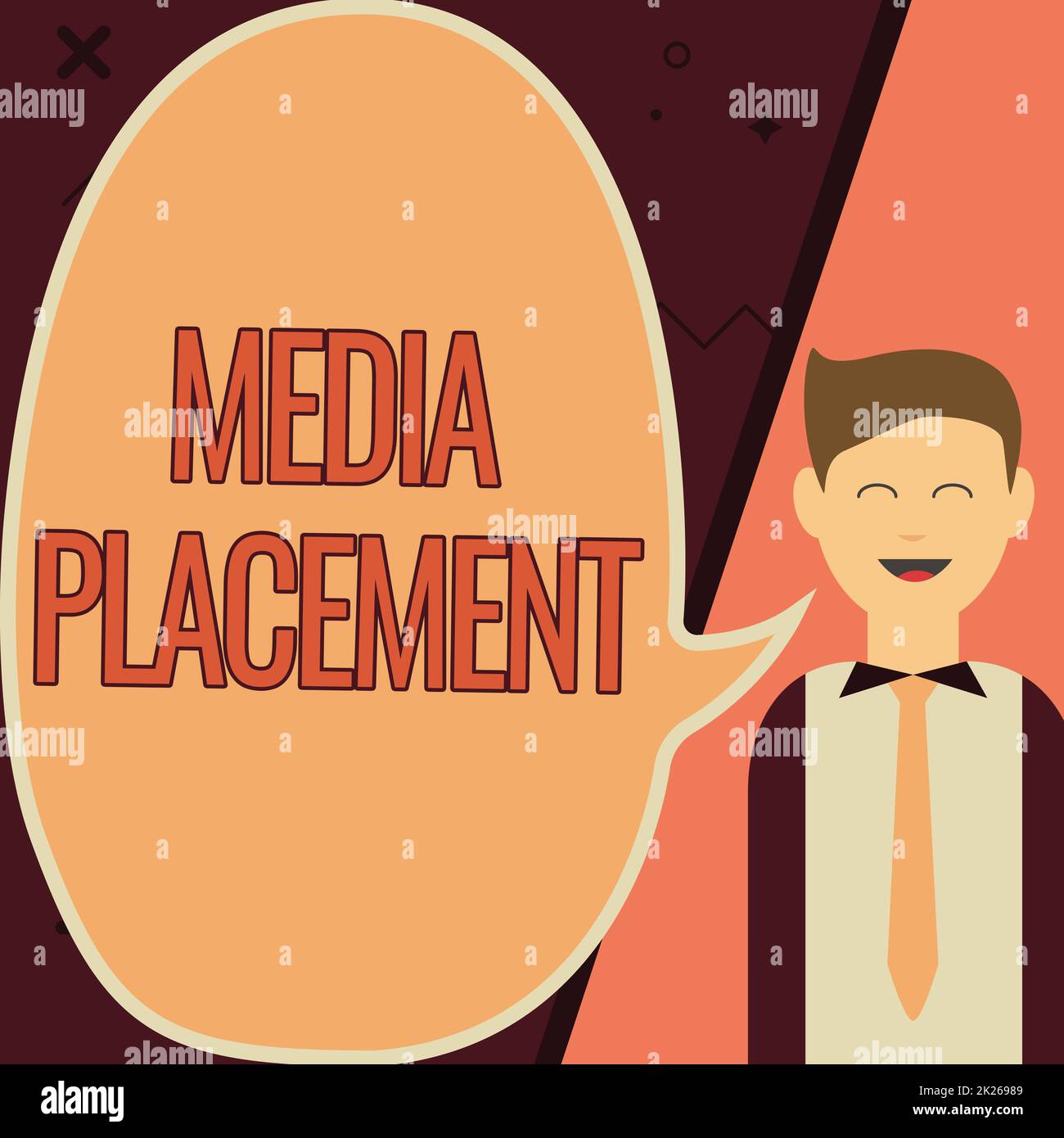 Writing displaying text Media Placement. Concept meaning inserting a ... Writing displaying text Media Placement. Concept meaning inserting a ...