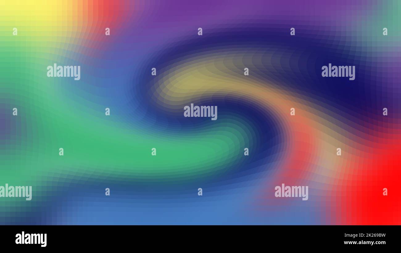Swirling rainbow of colours Stock Photo - Alamy