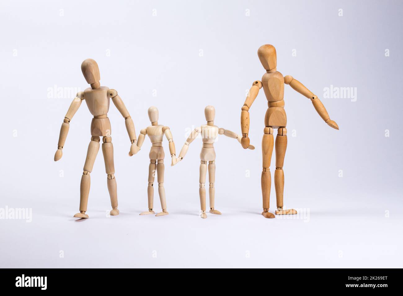 Figures represent a family Stock Photo - Alamy
