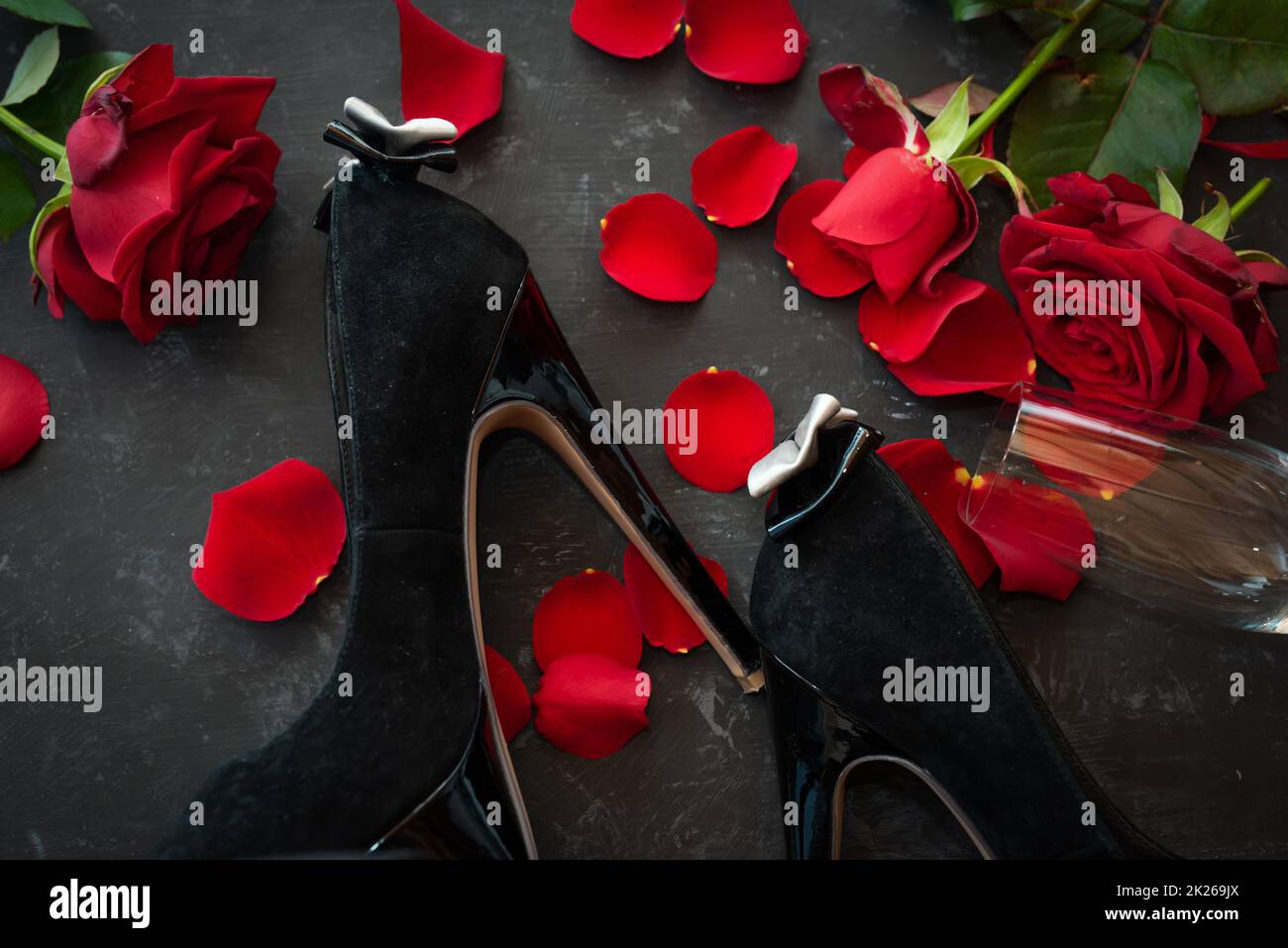 Romantic valentines day rendezvous Stock Photo - Alamy