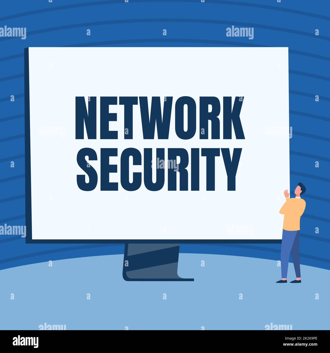 Handwriting Text Network Security Internet Concept Practice Of Securing A Computer Web From