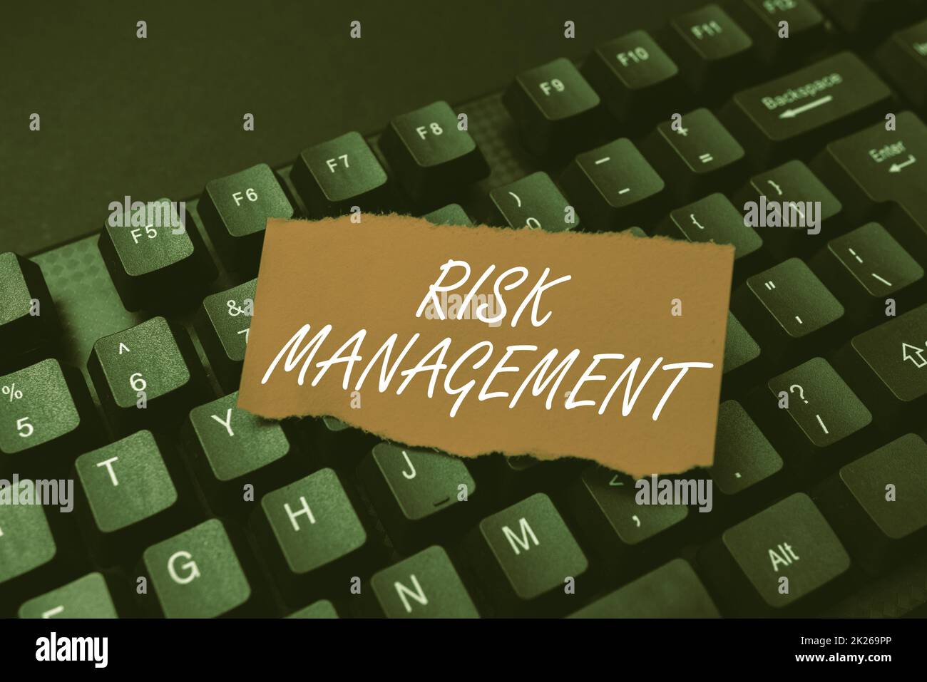 Handwriting text Risk Management. Business approach assessing and ...