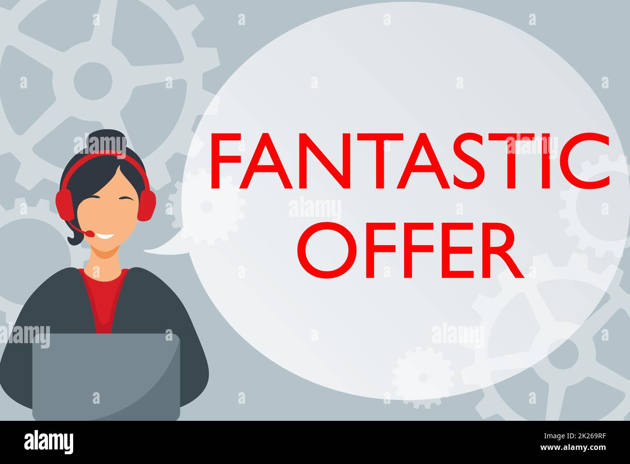 Text caption presenting Fantastic Offer. Word for a marketing strategy ...