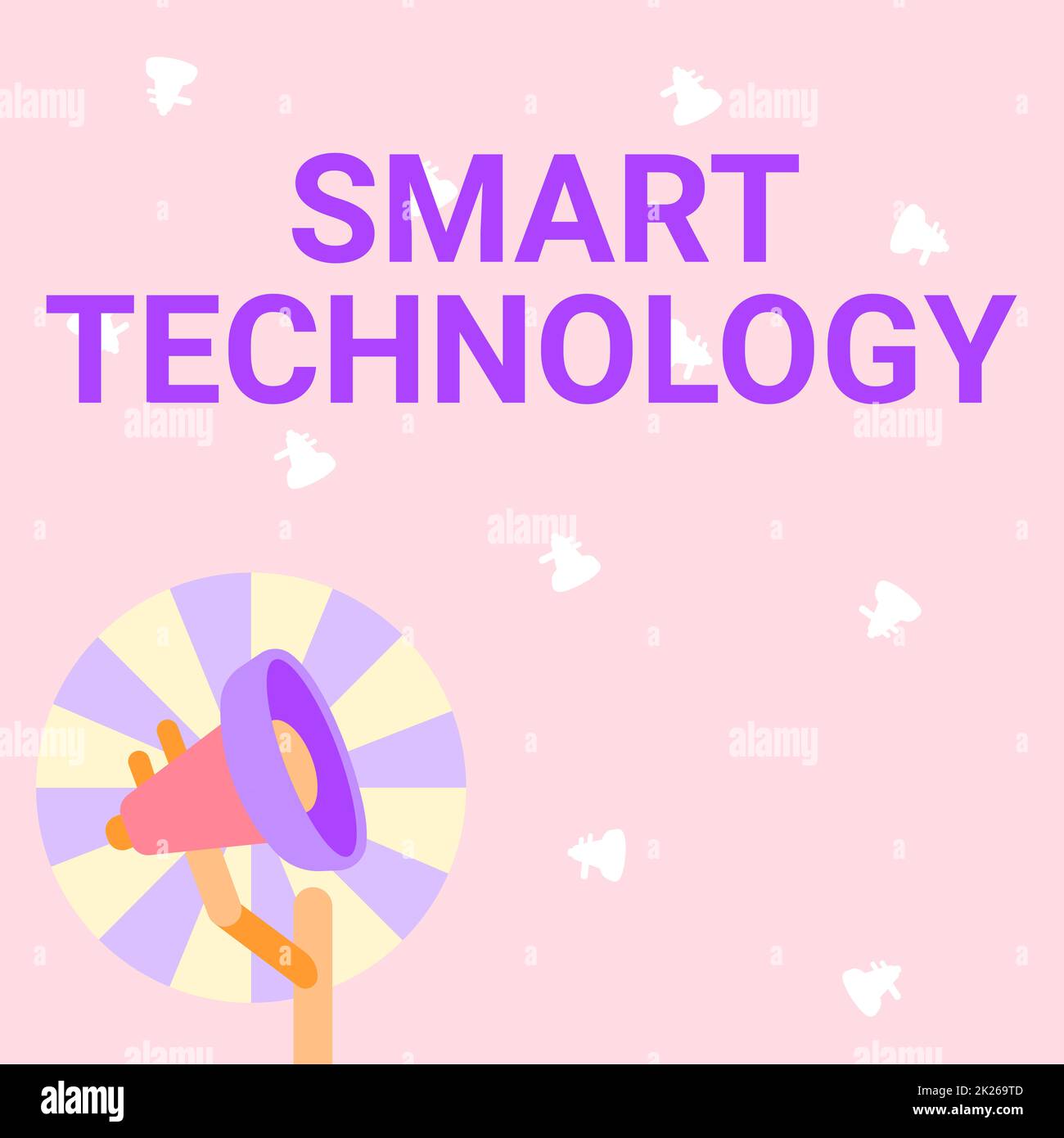 Text sign showing Smart Technology. Concept meaning used to protect and prevent errors in hard ...