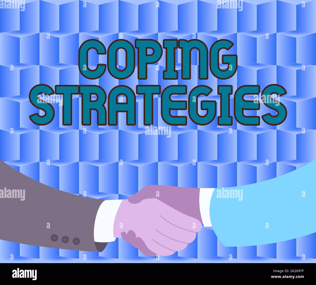 Writing displaying text Coping Strategies. Business approach general ...