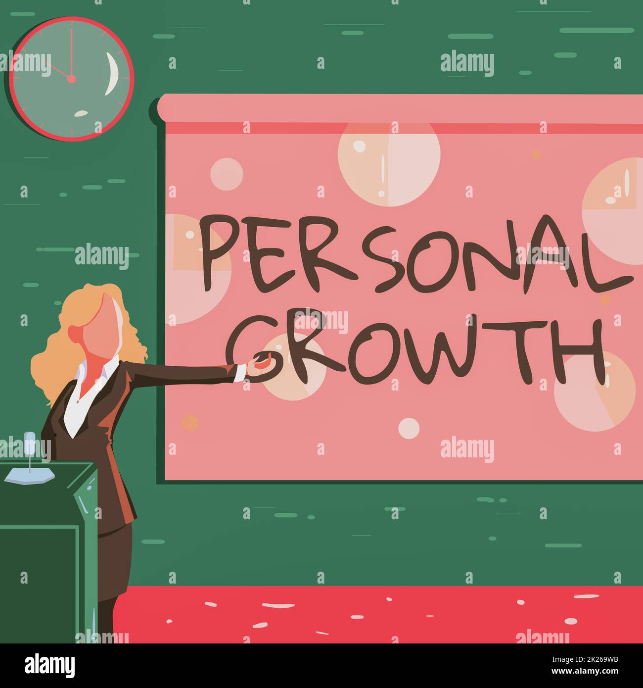 Text showing inspiration Personal Growth. Business showcase a longterm ...