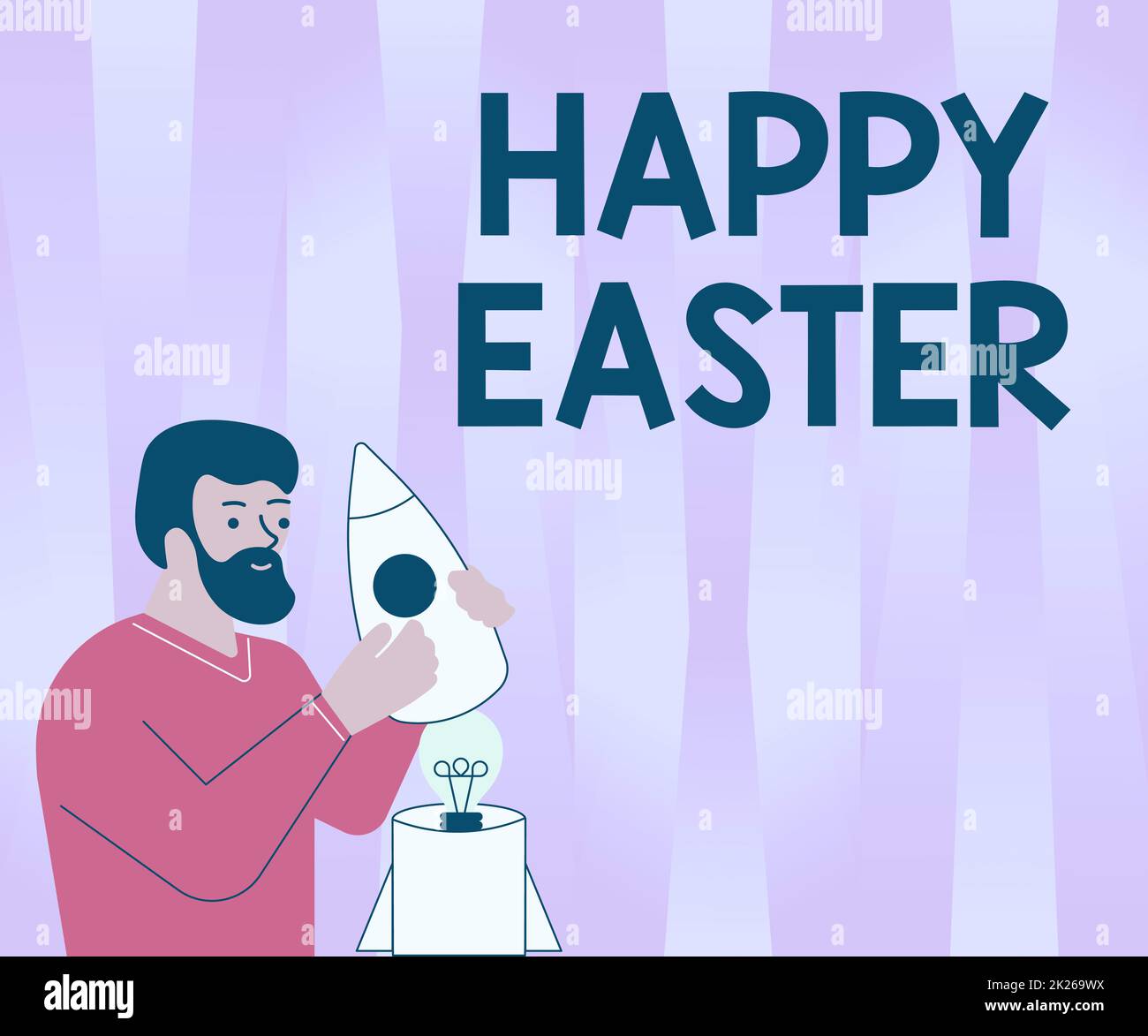 Sign displaying Happy Easter. Business showcase a celebration of the ...