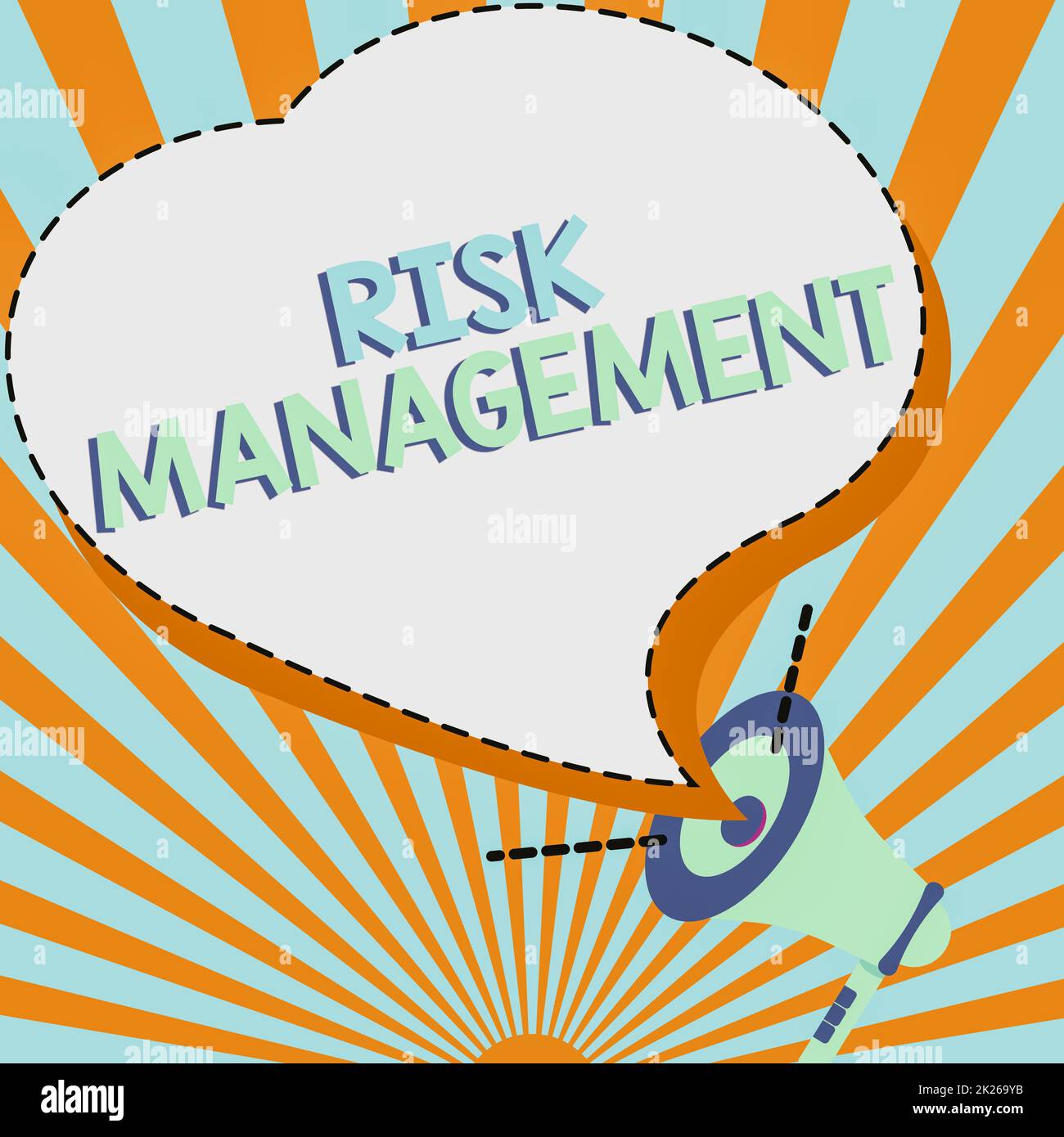 Hand writing sign Risk Management. Business concept assessing and ...