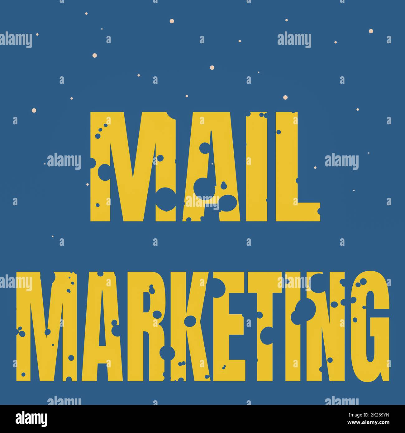 Text showing inspiration Mail Marketing. Business overview sending a ...