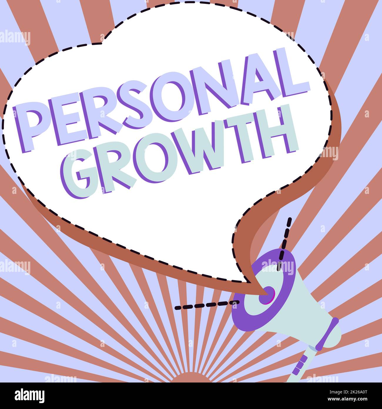 Sign displaying Personal Growth. Business showcase a longterm process ...
