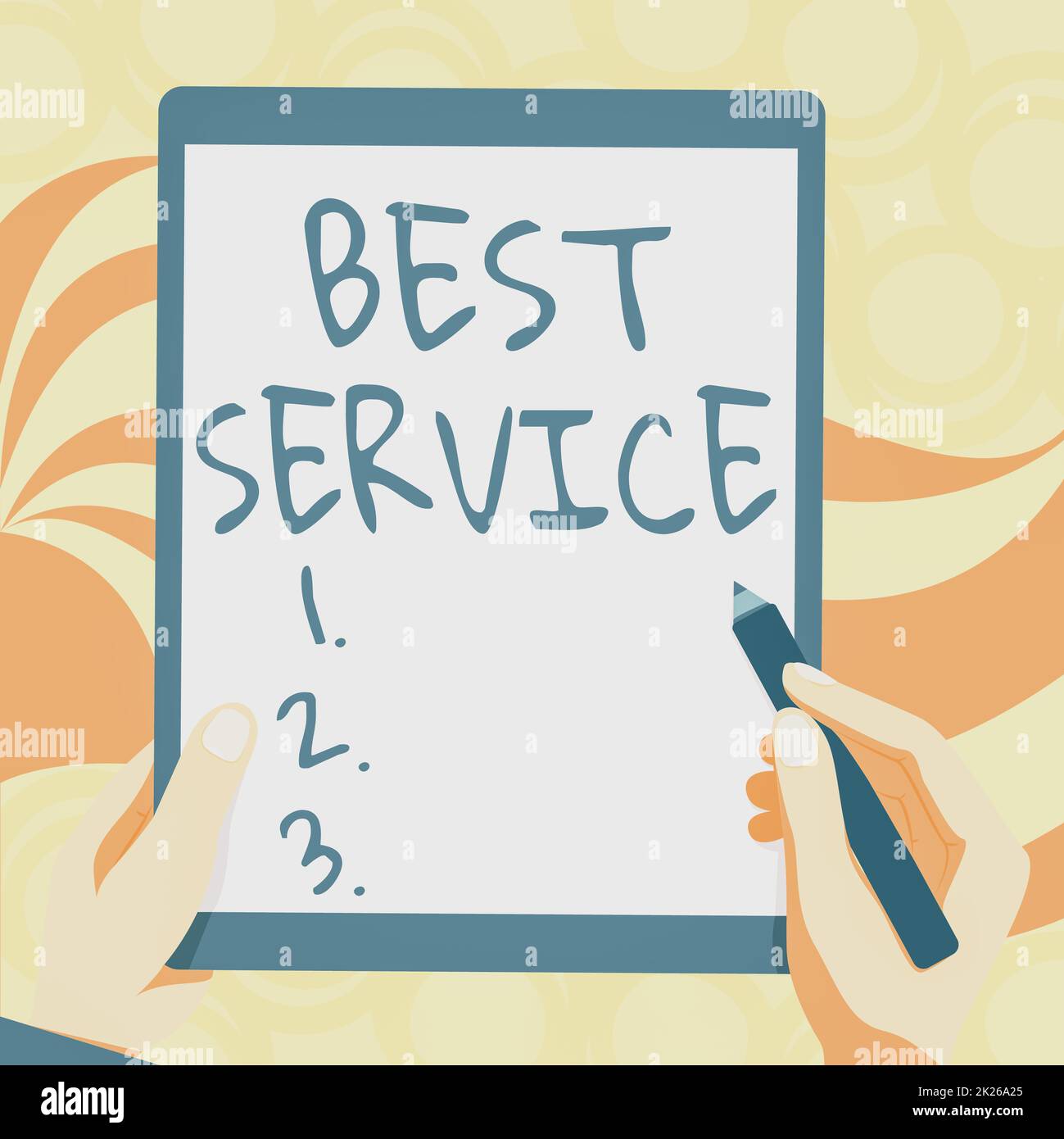 Handwriting text Best Service. Business idea finest reviewed assistance ...
