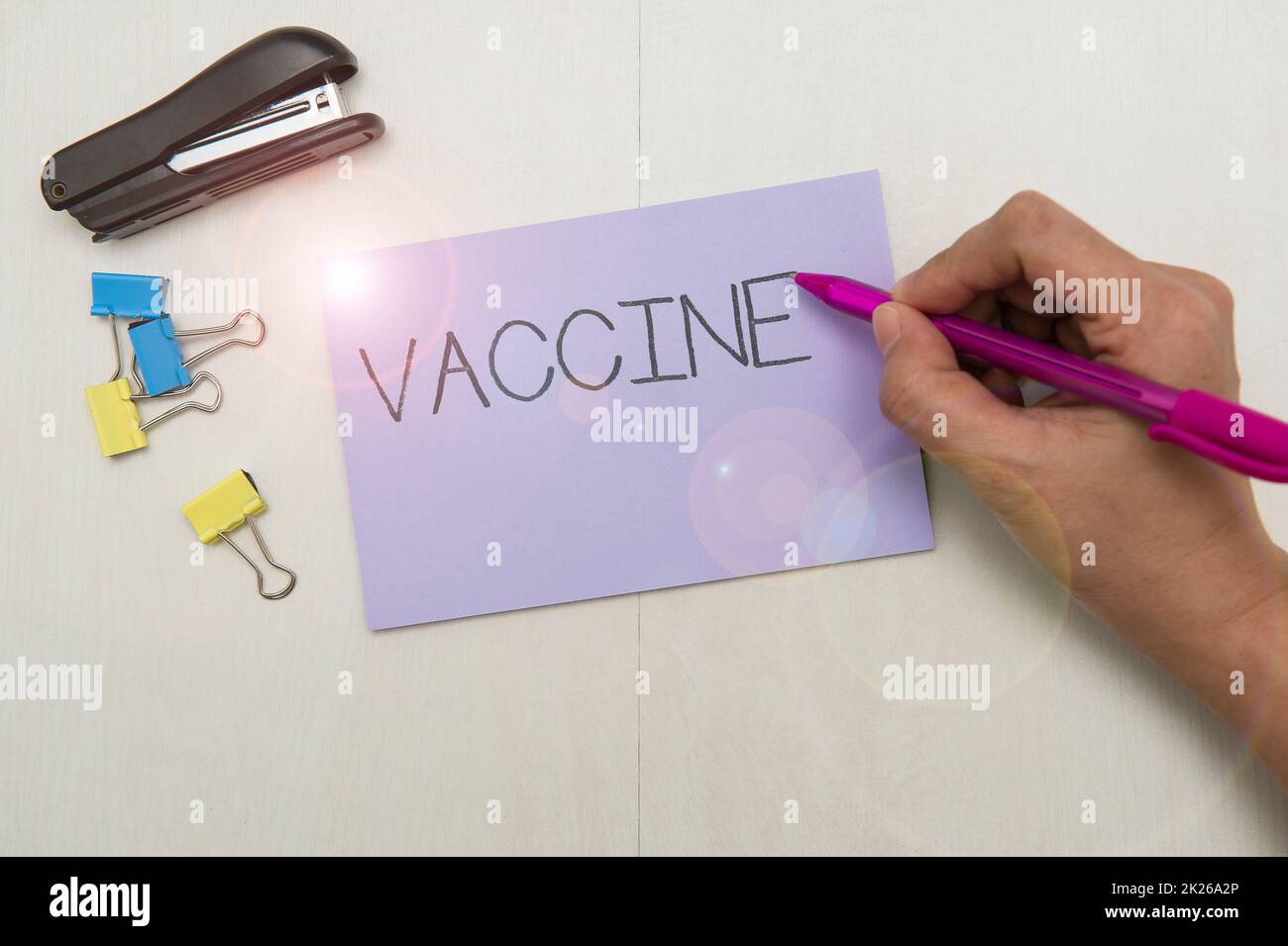 Text sign showing Vaccine. Business approach preparation of killed ...