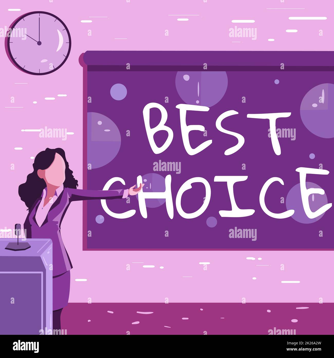 Text sign showing Best Choice. Word Written on defined to be the best ...