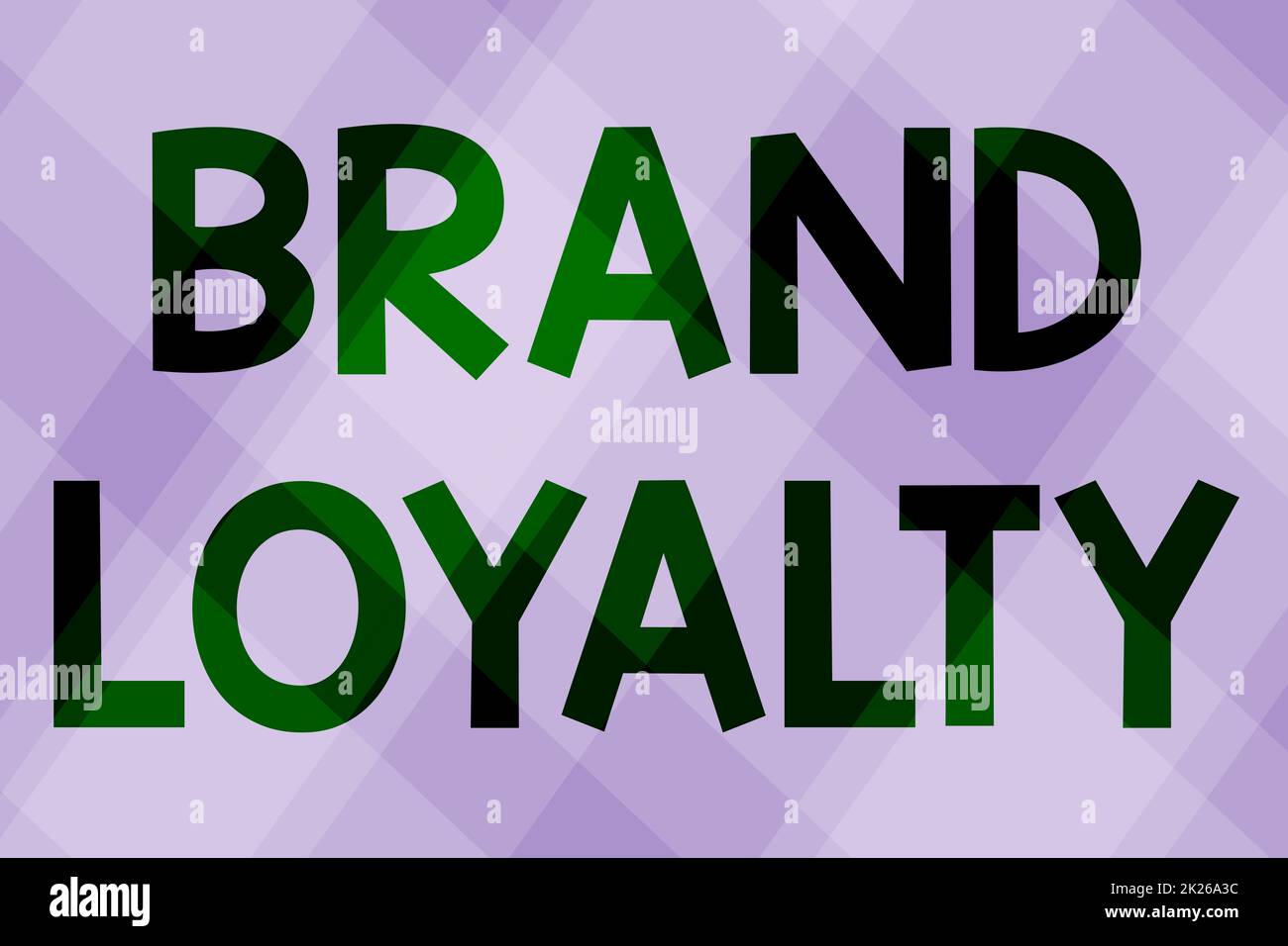 Hand writing sign Brand Loyalty. Business overview positive feelings to ...