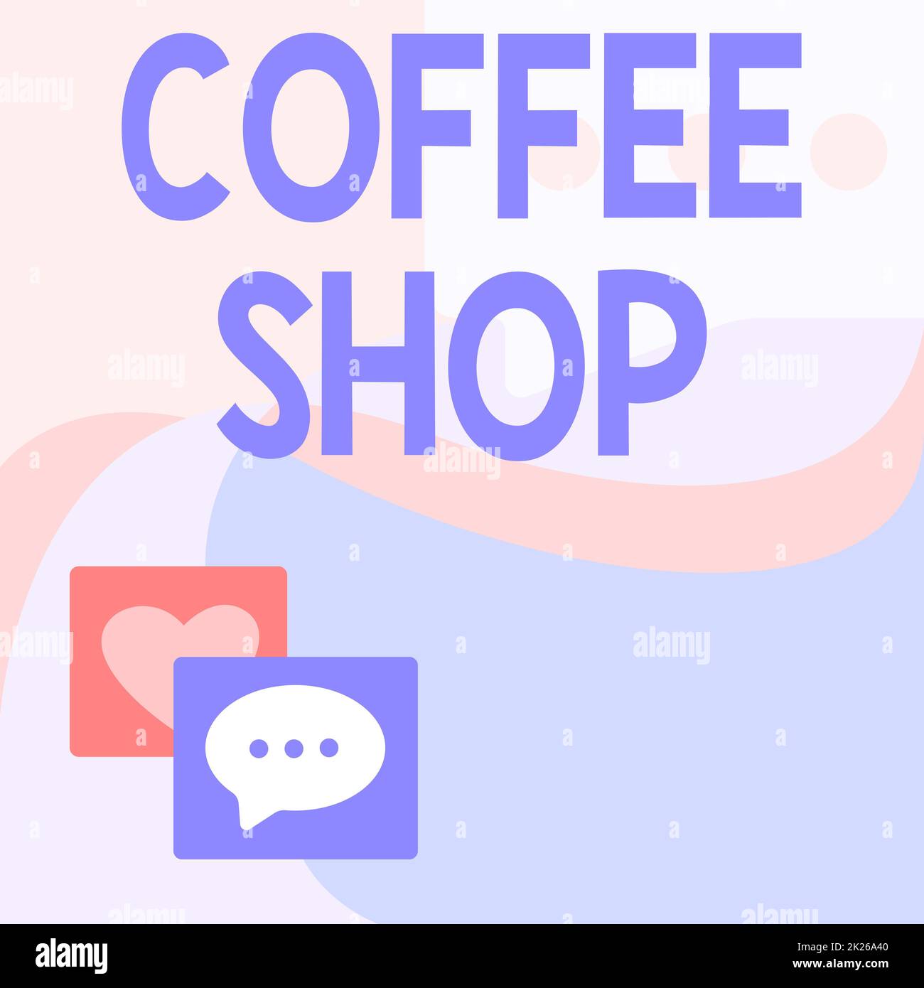 Text showing inspiration Coffee Shop. Conceptual photo a restaurant ...