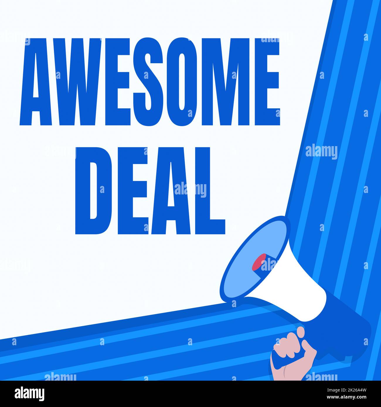 Hand writing sign Awesome Deal. Conceptual photo impressive agreement ...