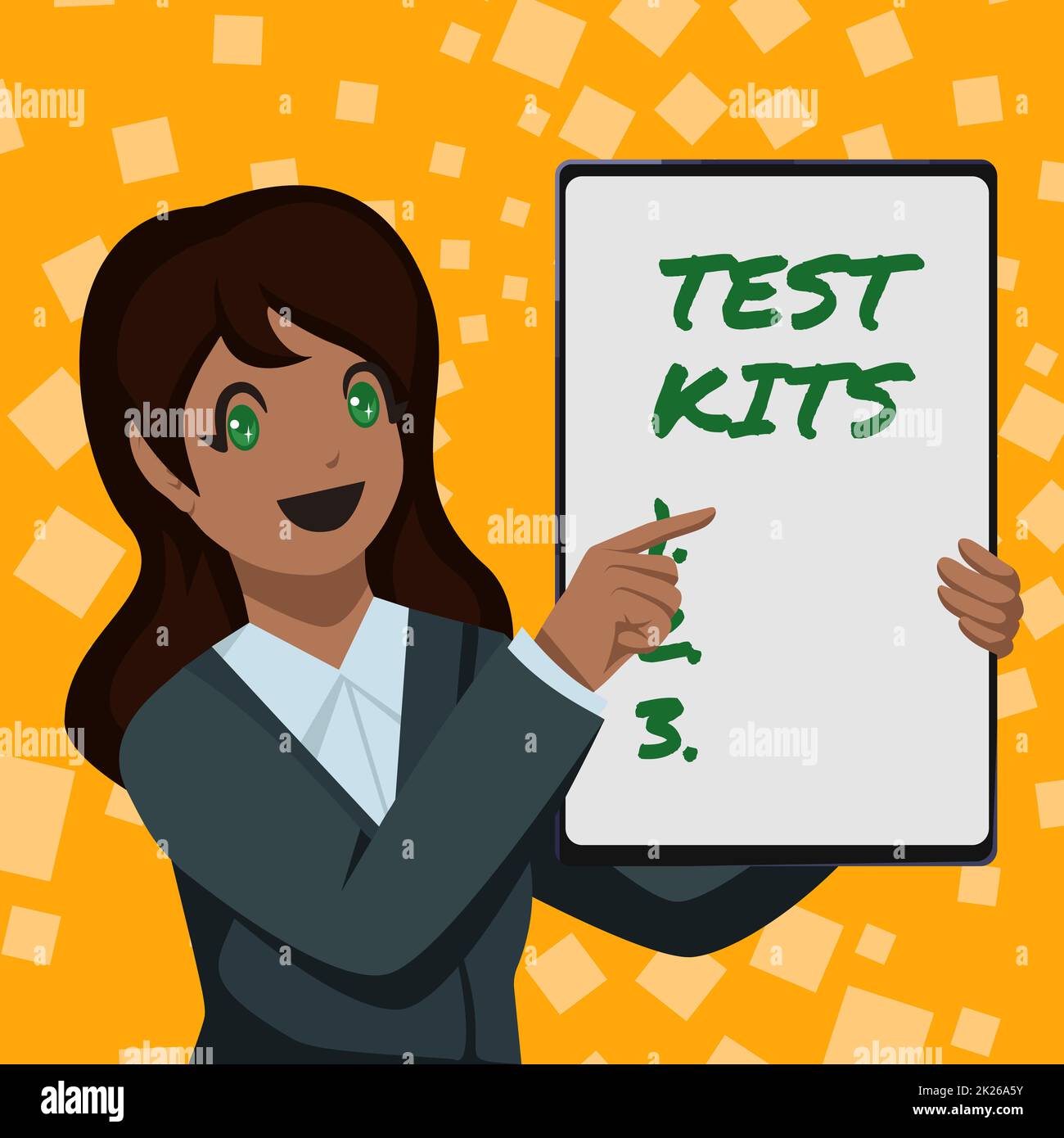 Inspiration showing sign Test Kits. Business idea tools used to detect ...