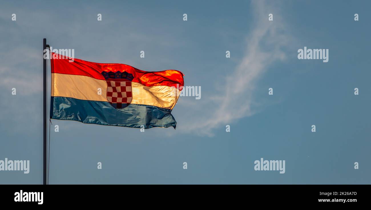 Croatian Flag I Stock Photo - Alamy