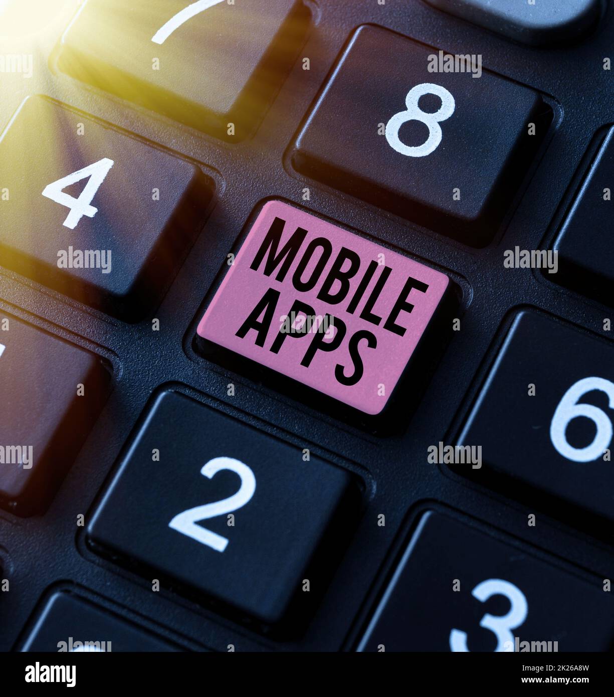 Text showing inspiration Mobile Apps. Concept meaning a software application designed to run on ...