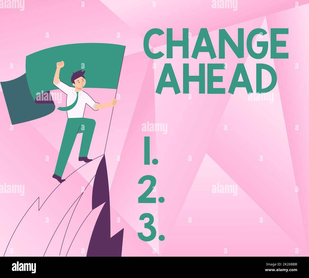 Writing displaying text Change Ahead. Business approach Some ...