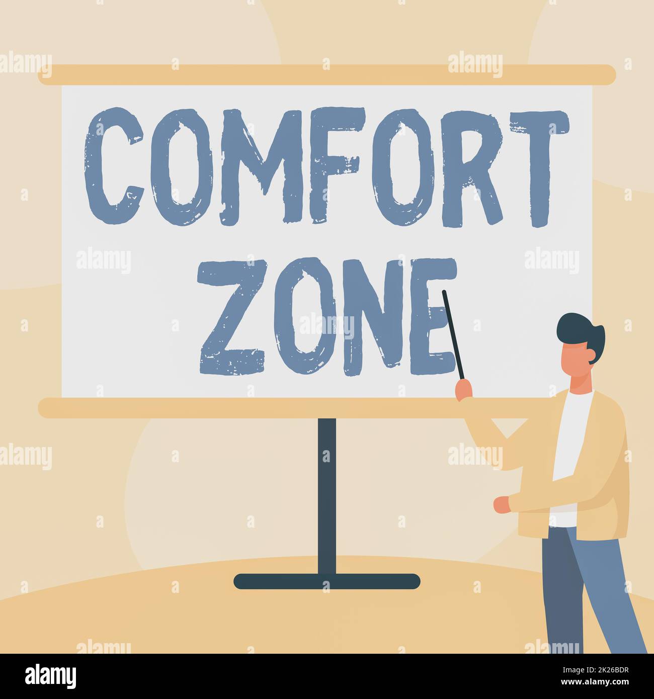 Writing displaying text Comfort Zone. Internet Concept A situation ...