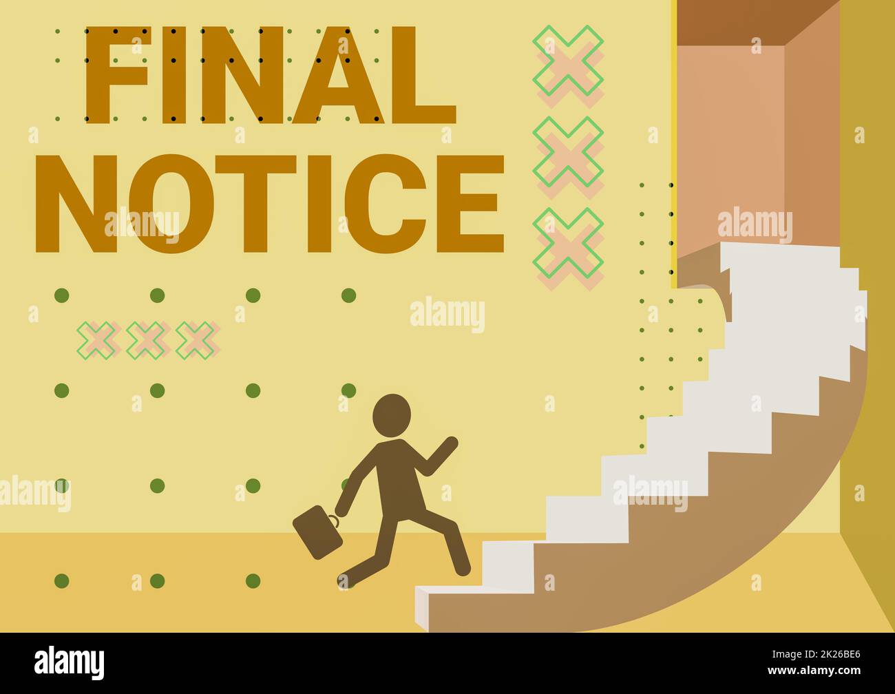Text caption presenting Final Notice. Concept meaning Formal ... Text caption presenting Final Notice. Concept meaning Formal ...