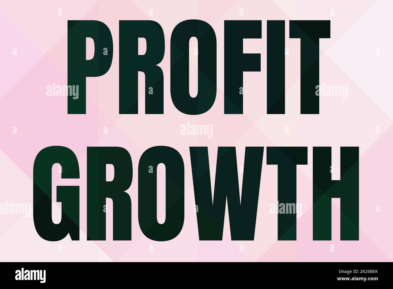 Text sign showing Profit Growth. Word Written on Objectives ...