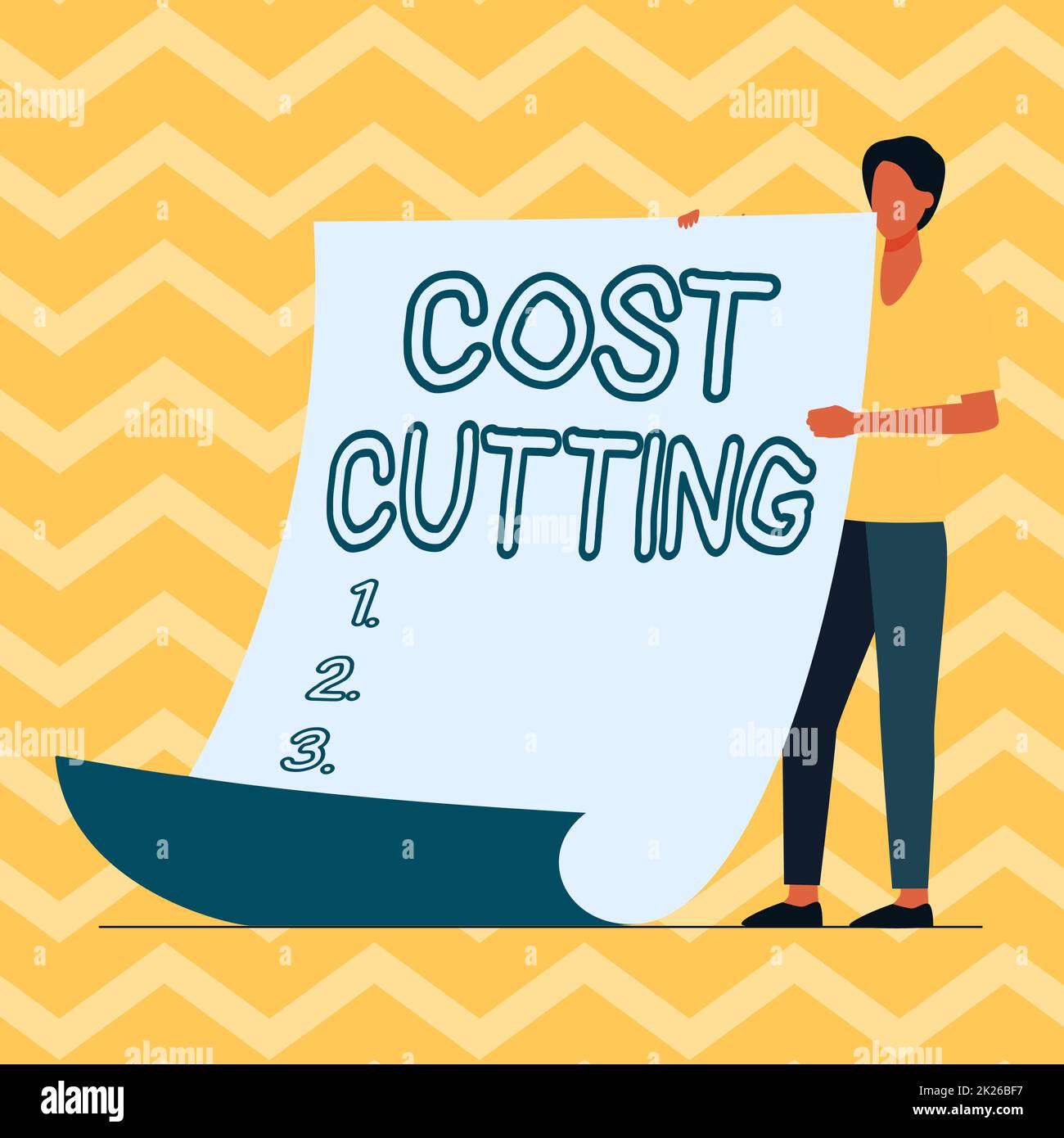 Text showing inspiration Cost Cutting. Business idea Measures ...