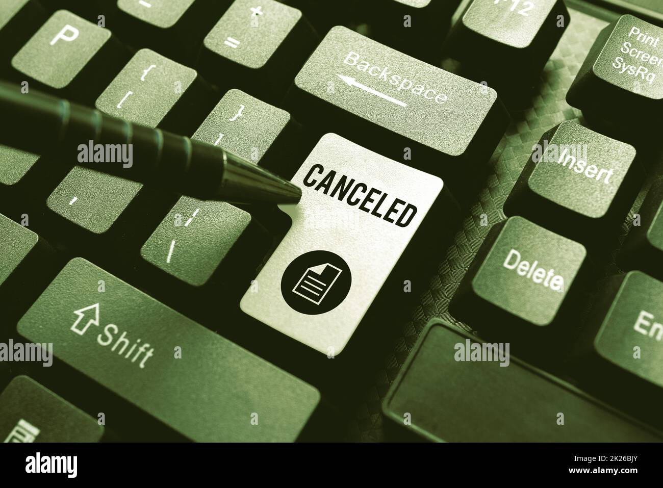 Canceled sign hi-res stock photography and images - Alamy