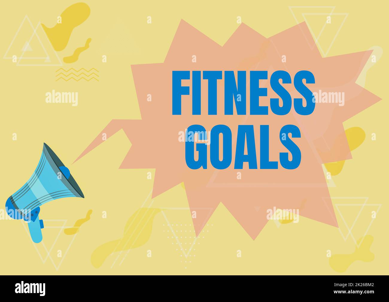Writing displaying text Fitness Goals. Business idea Loose fat Build ...
