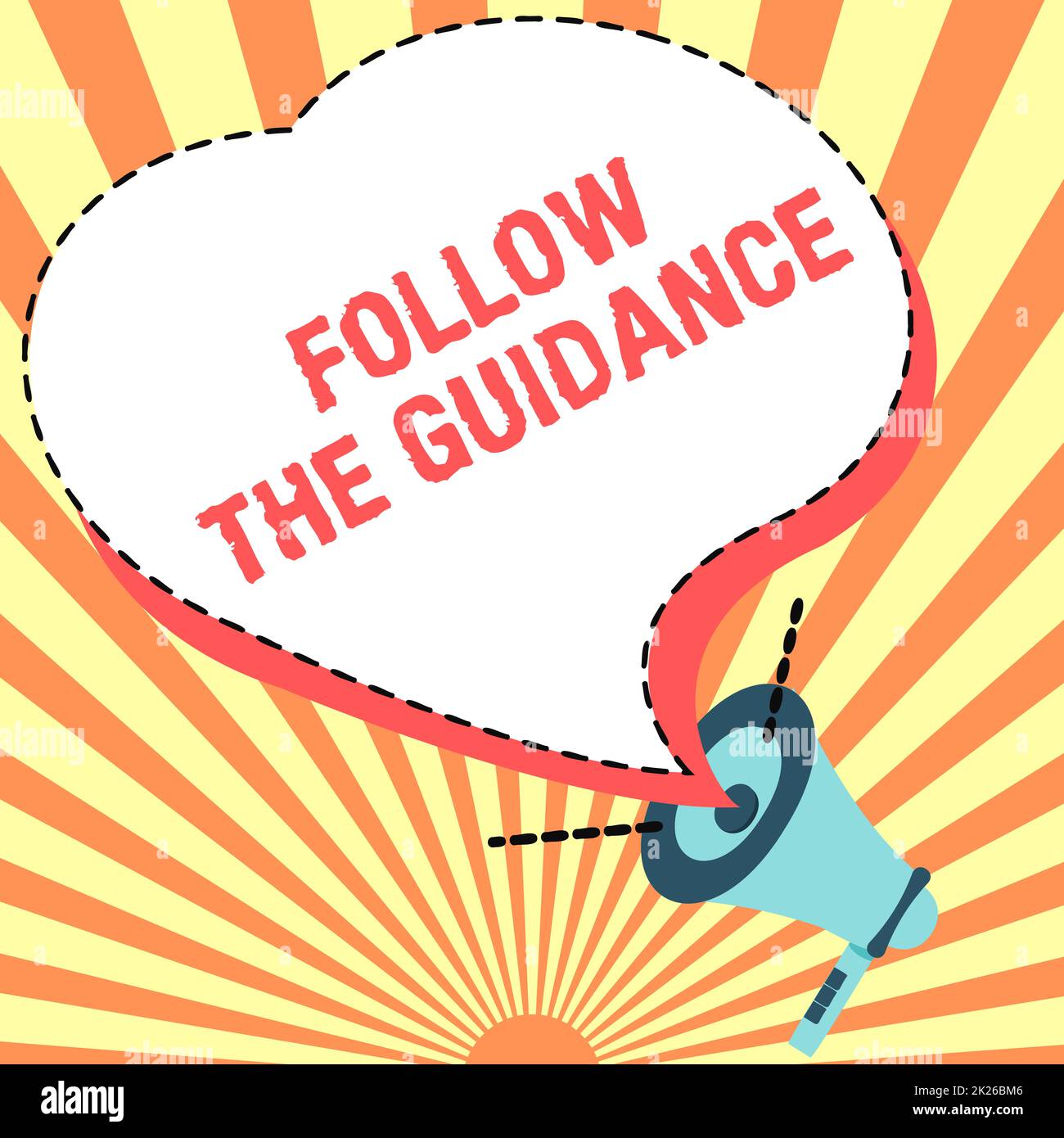 Text caption presenting Follow The Guidance. Word for controlling a ... Text caption presenting Follow The Guidance. Word for controlling a ...