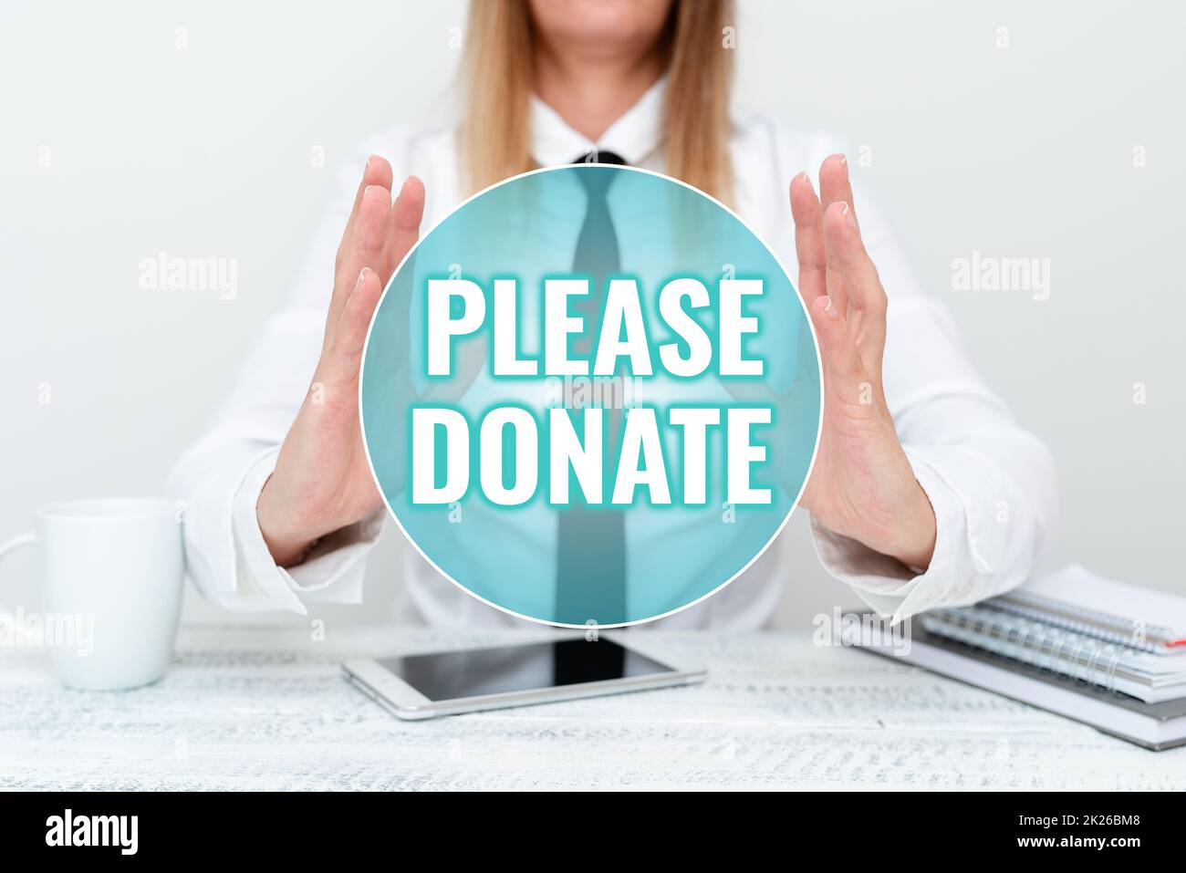 Inspiration showing sign Please Donate. Business overview Supply ...