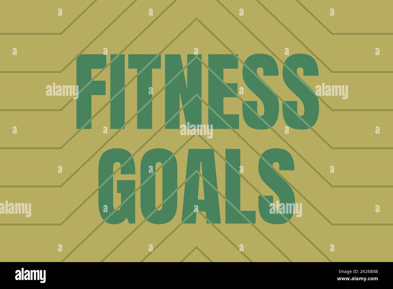 Text caption presenting Fitness Goals. Business idea Loose fat Build ...