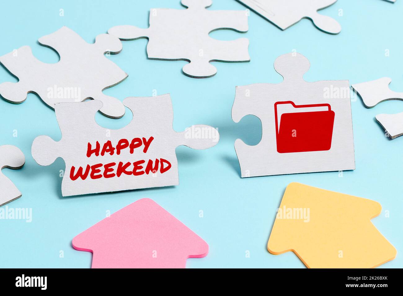 Conceptual display Happy Weekend. Concept meaning Cheerful rest day ...