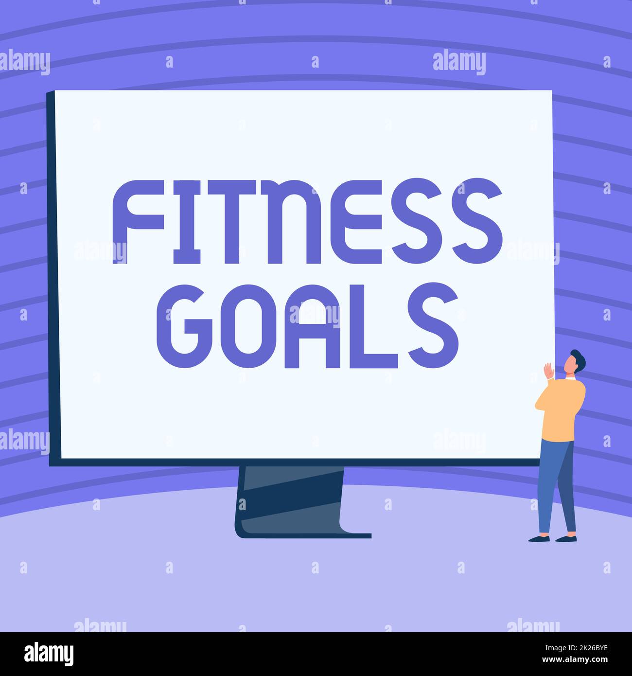 Handwriting text Fitness Goals. Business idea Loose fat Build muscle ...
