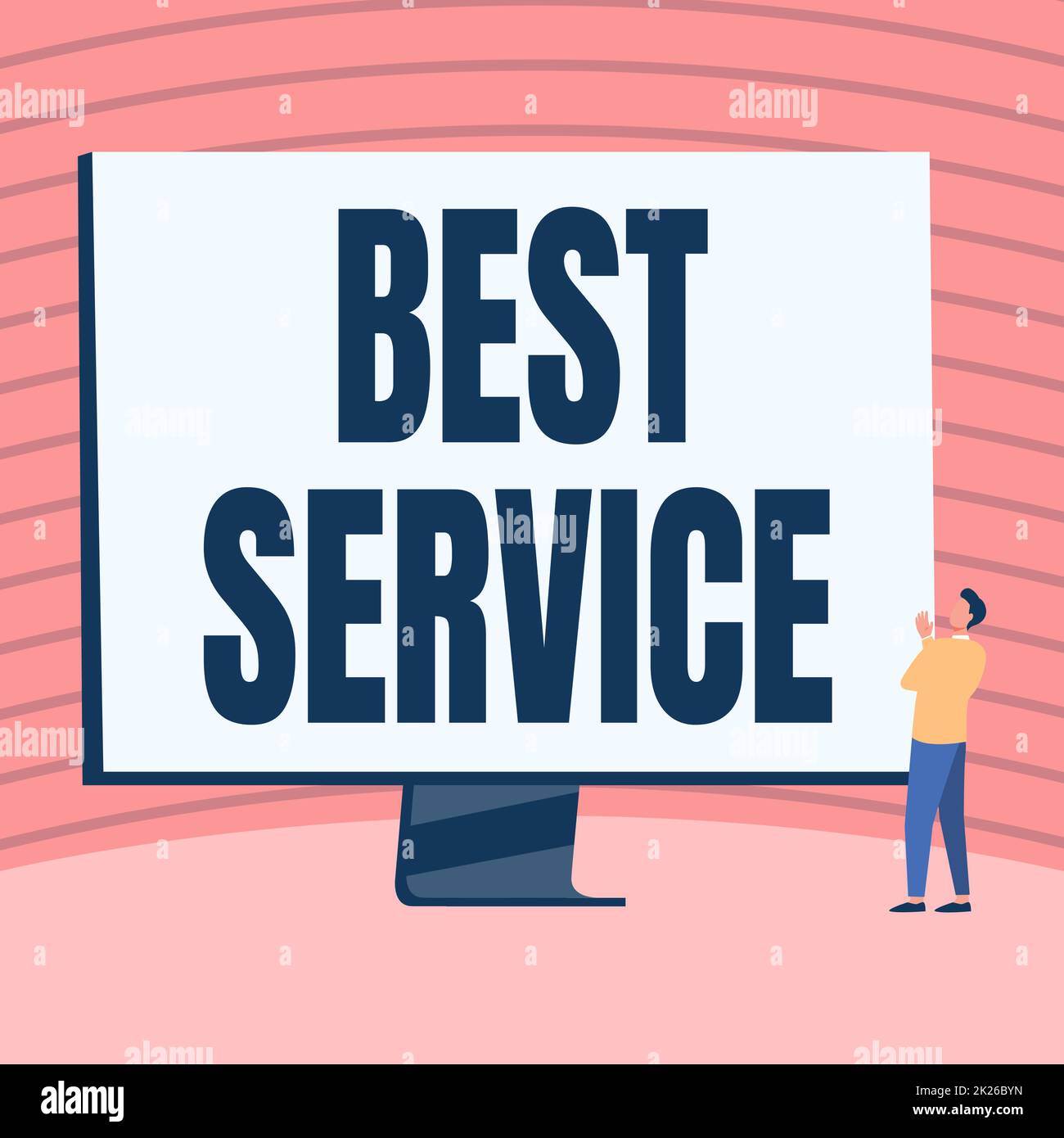 Handwriting text Best Service. Word Written on finest reviewed ...