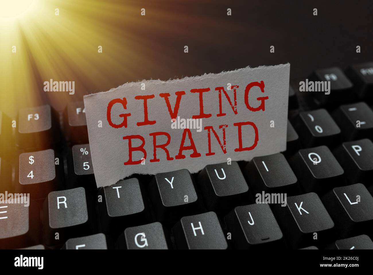 Inspiration showing sign Giving Brand. Conceptual photo The process of ...