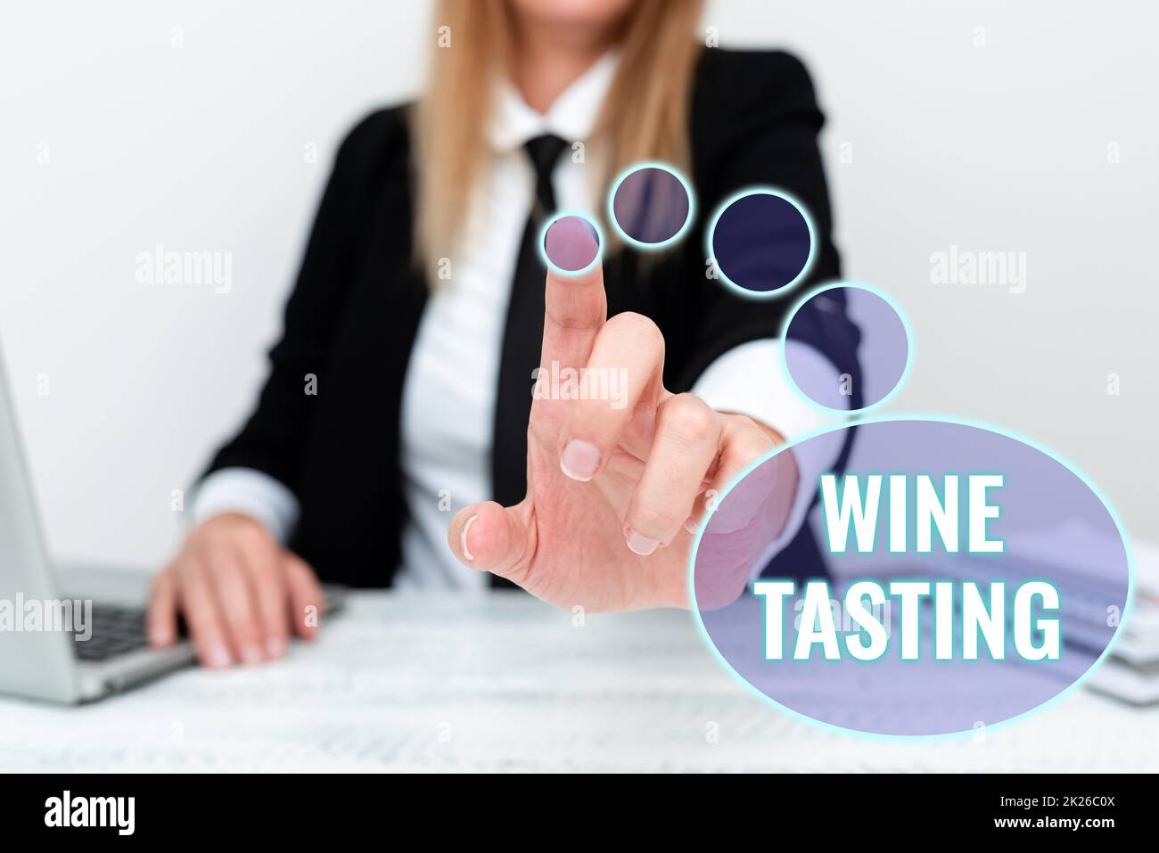 Writing displaying text Wine Tasting. Business concept Degustation ...
