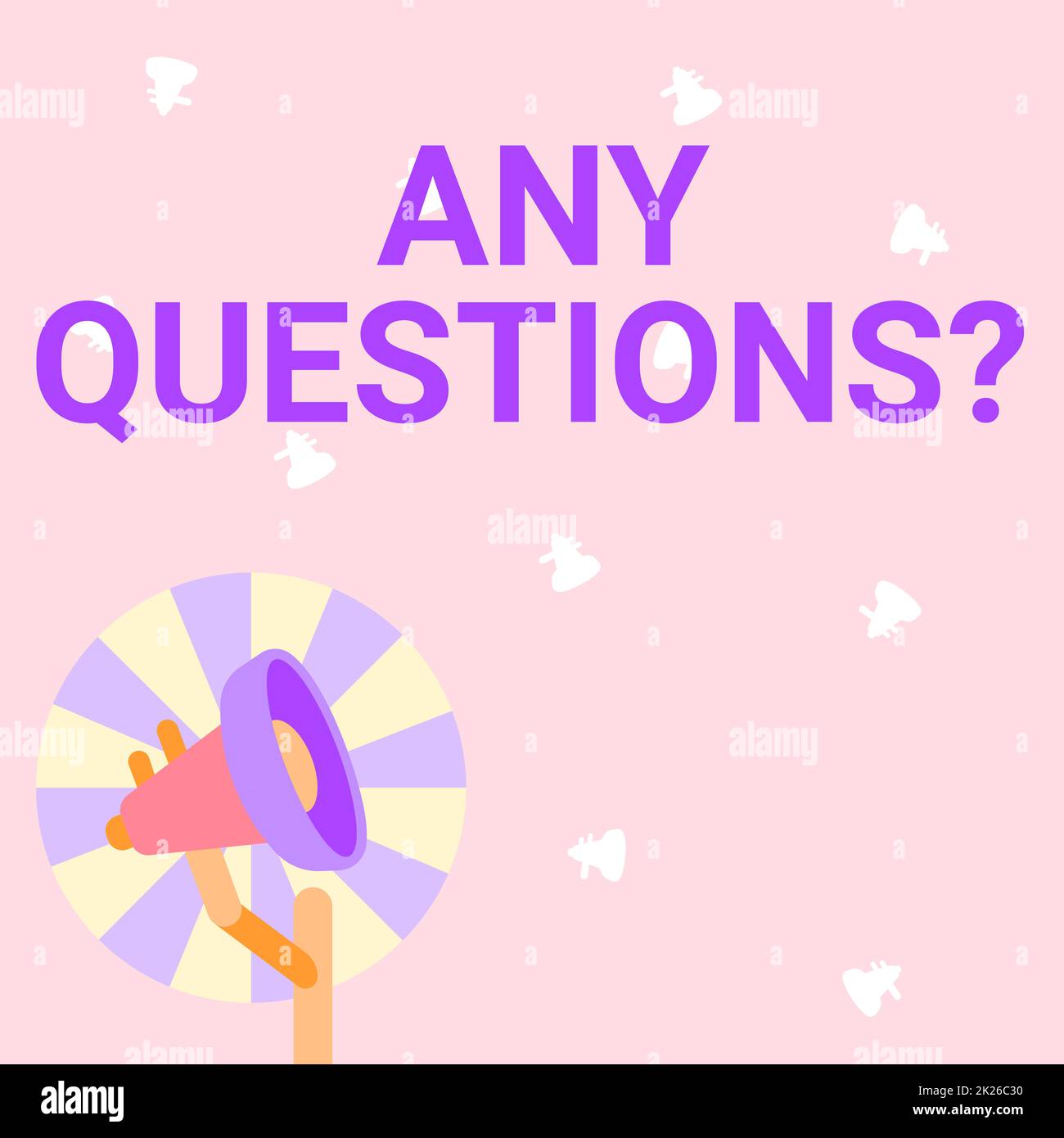 Handwriting text Any Questions Question. Business approach Allowing any ...