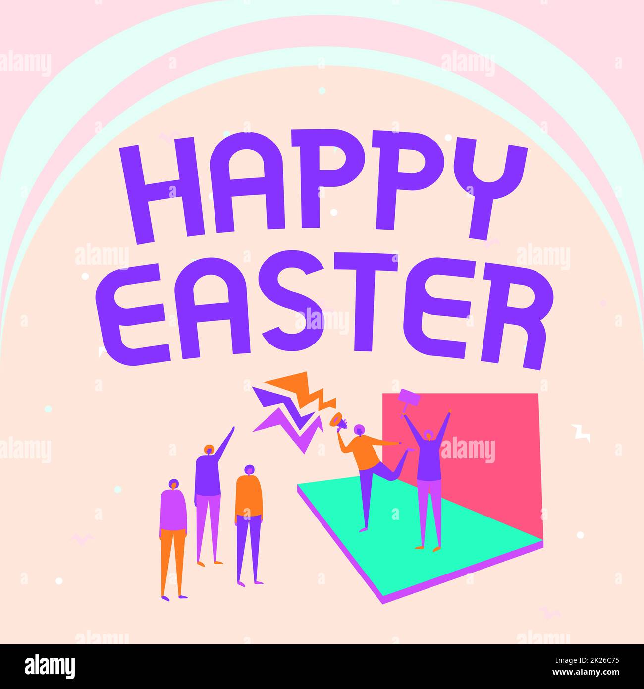 Inspiration showing sign Happy Easter. Business overview a celebration ...