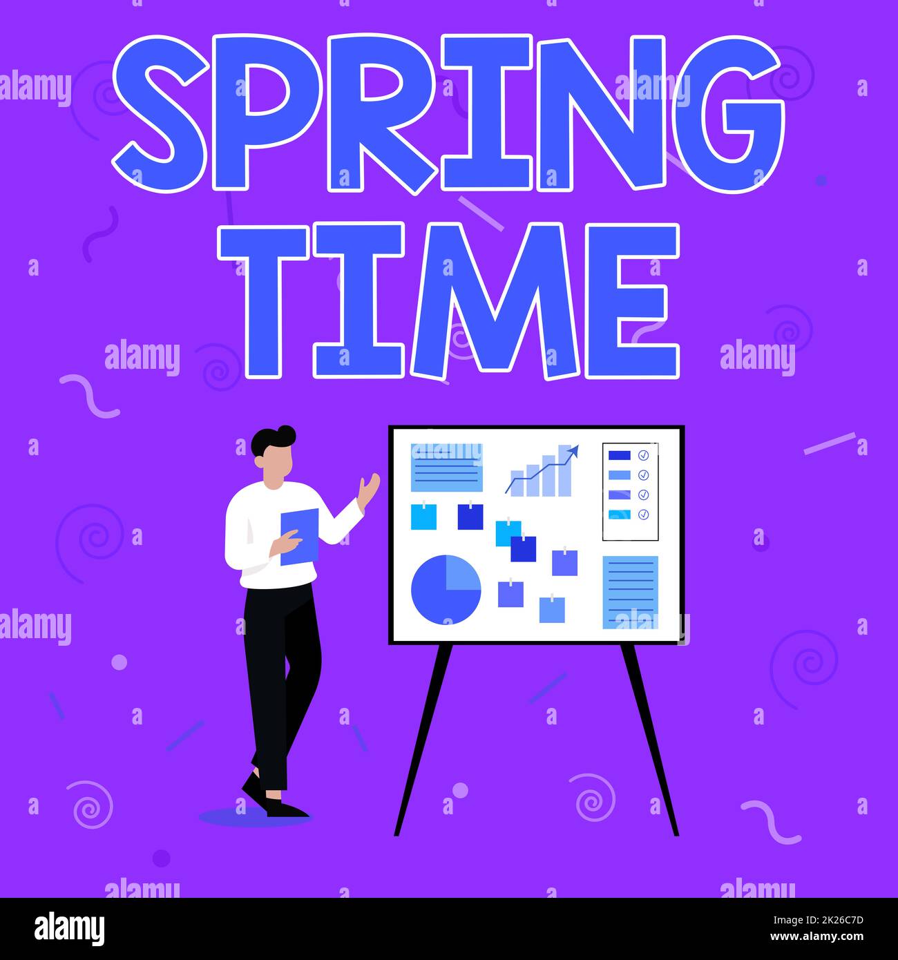 Inspiration showing sign Spring Time. Business concept temperate season ...