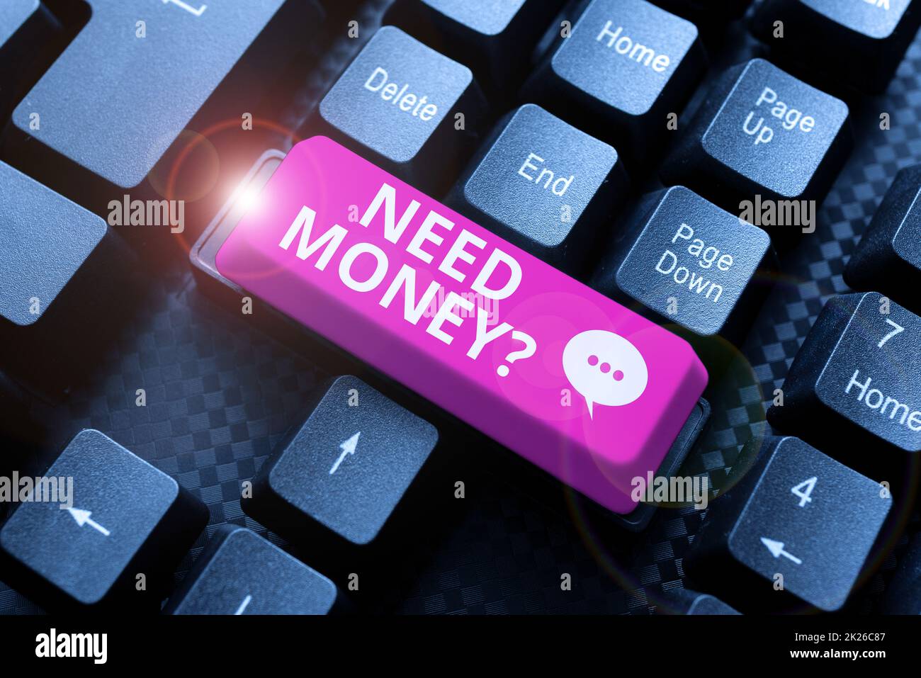 Text caption presenting Need Money Question. Business showcase Need to ...